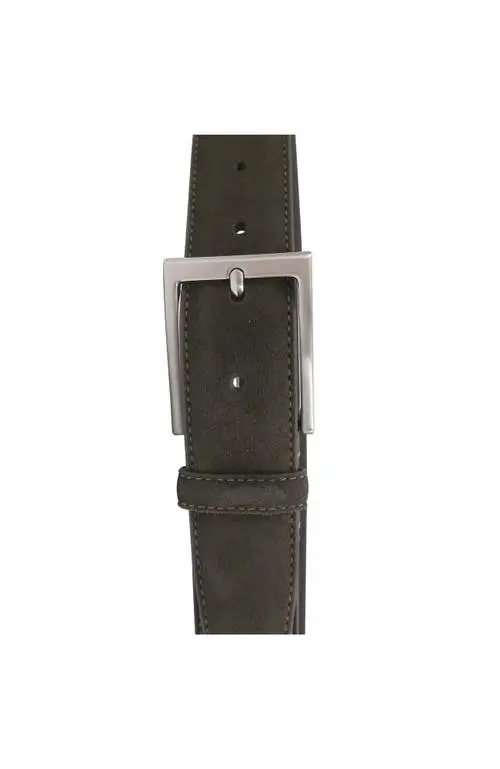Brooks Brothers Suede Leather Feather Edge Belt
