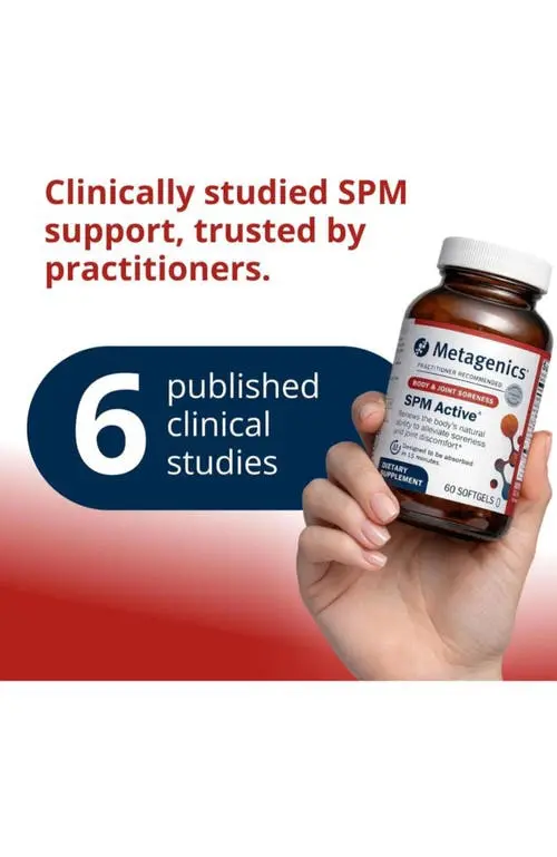 METAGENICS Spm Active Pro-resolving Marine Oil Supplement Softgels 60 Softgels