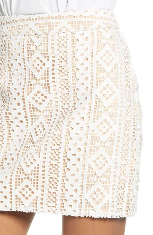 Endless Rose Eyelet Miniskirt