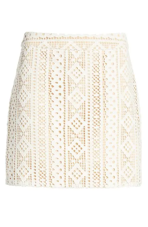 Endless Rose Eyelet Miniskirt