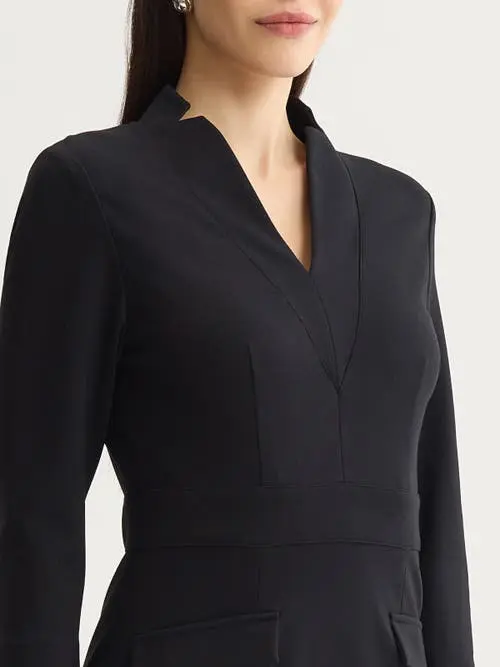 Misook V Neck Luxestretch Sheath Dress