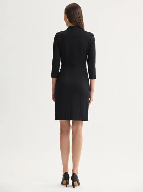 Misook V Neck Luxestretch Sheath Dress