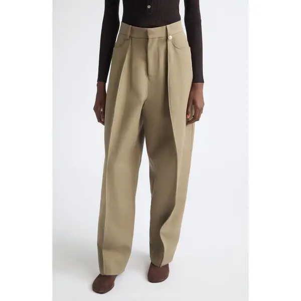 NACKIYE Tailored High Waist Wide Leg Pants