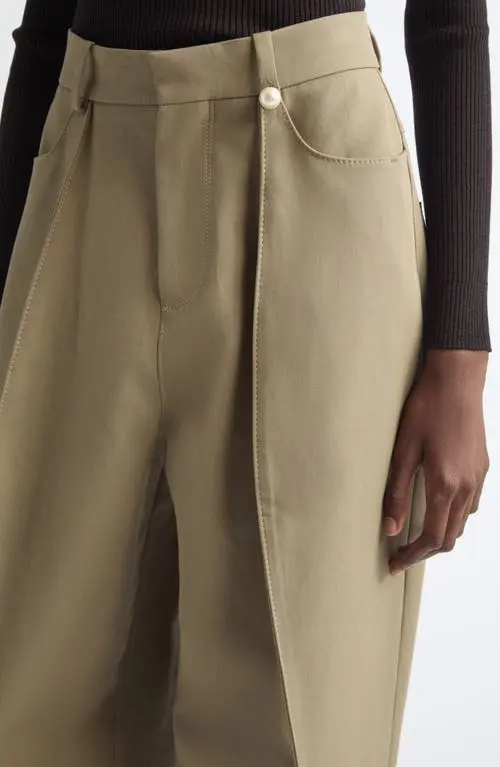 NACKIYE Tailored High Waist Wide Leg Pants