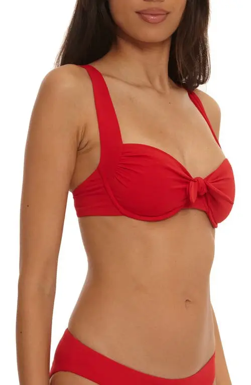 BECCA By Rebecca Virtue Color Code D-cup Underwire Swimsuit Top