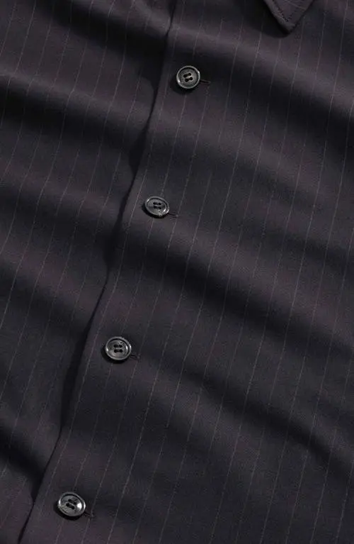 Nn07 Zander Pinstripe Shirt Jacket