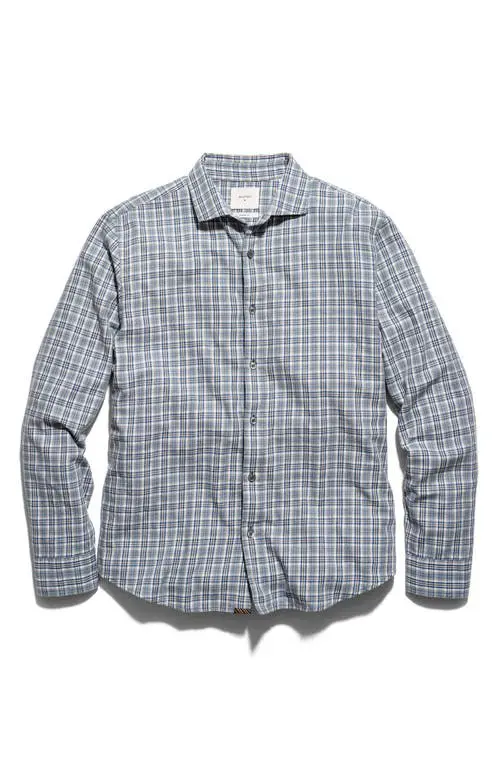 Billy Reid Hutcheson Plaid Cotton Twill Sport Shirt