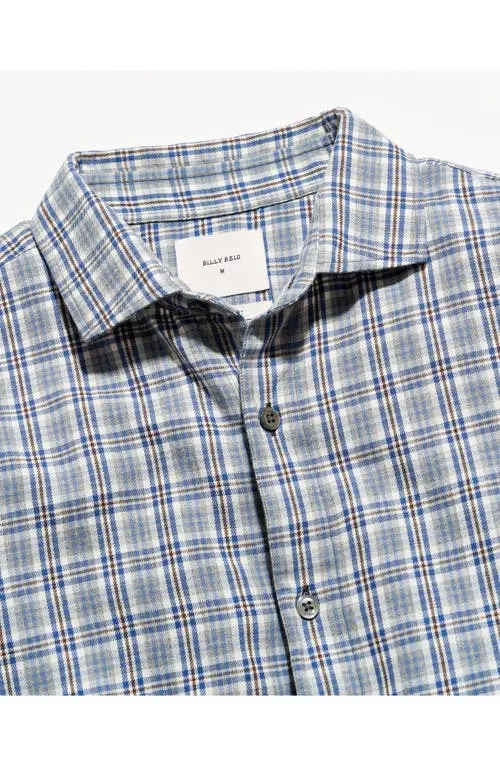 Billy Reid Hutcheson Plaid Cotton Twill Sport Shirt