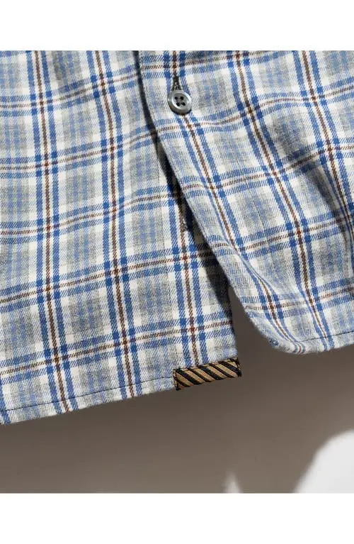 Billy Reid Hutcheson Plaid Cotton Twill Sport Shirt