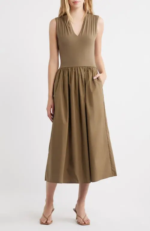 Rails Winnie Mixed Media Midi Dress