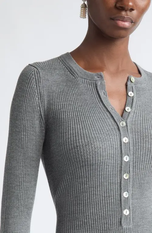 NACKIYE Insider Merino Wool & Silk Knit Top