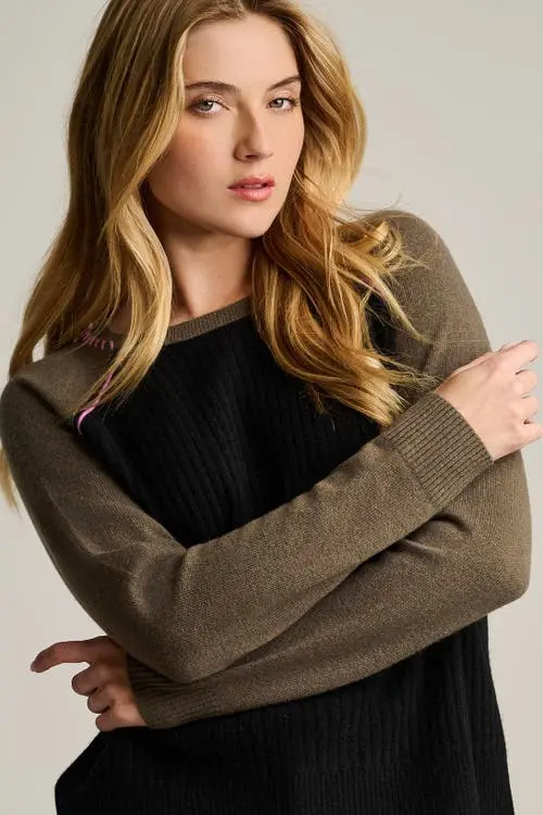 Lisa Todd Block Out Cashmere Sweater