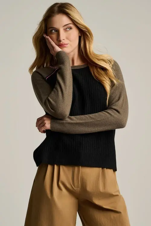 Lisa Todd Block Out Cashmere Sweater