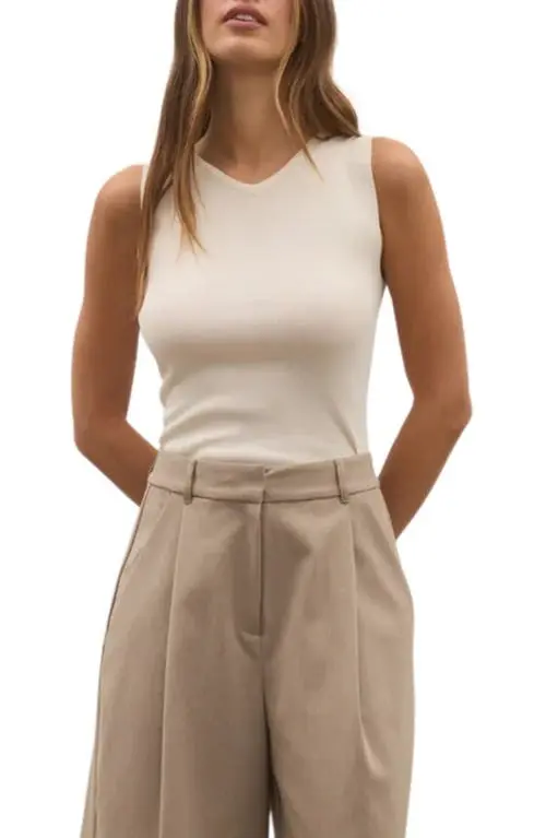 BAYSE Elena Bateau Neck Top - Ivory