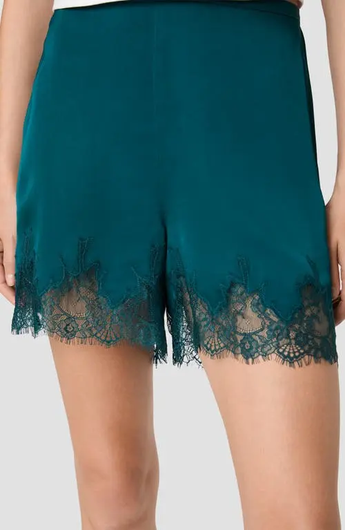 French Connection Ennis Satin Lace Shorts