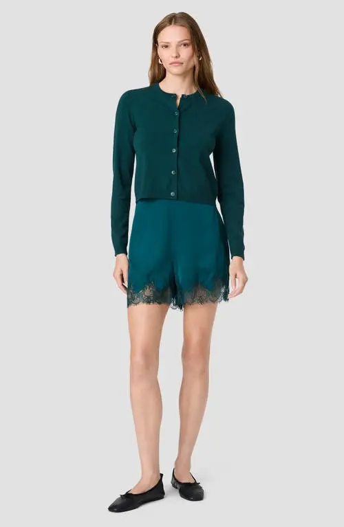 French Connection Ennis Satin Lace Shorts