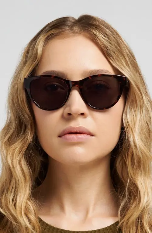 Fossil Square Frame Sunglasses - Havana/brown