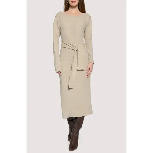 LOST + WANDER Sloane Long Sleeve Sweater Dress