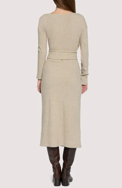 LOST + WANDER Sloane Long Sleeve Sweater Dress