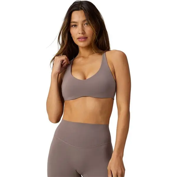 FABLETICS Pureluxe Push-up Low Impact Bra - Desert Shadows