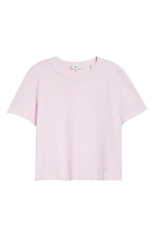 FRAME Boxy Crop T-shirt - Bubble Gum