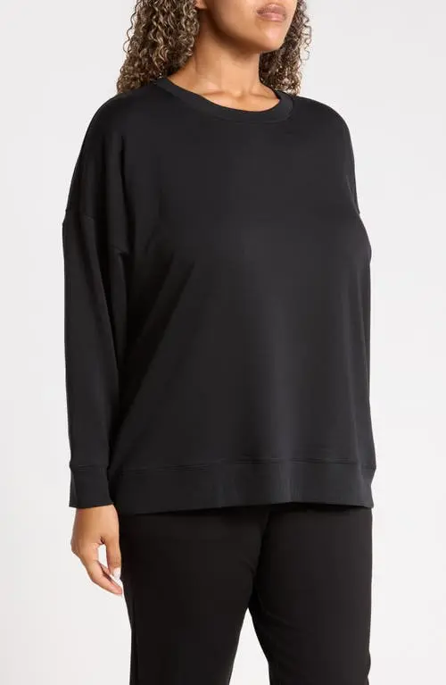 Eileen Fisher Long Crewneck Sweatshirt