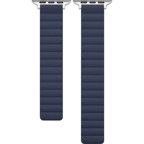 POSH TECH Silicone Apple Watch Band With Magnetic Closure - Navy