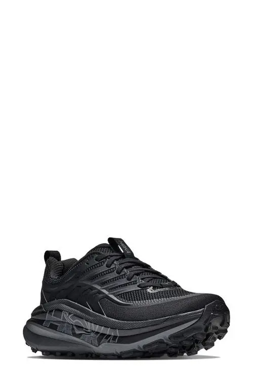 HOKA® Stinson Running Shoe - Black/outer Orbit