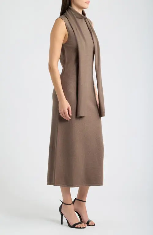 Vince Camuto Scarf Neck Sweater Dress