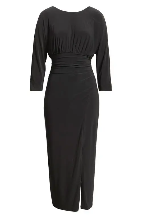 Vince Camuto Ity Tucked Dolman Sleeve Dress - Black