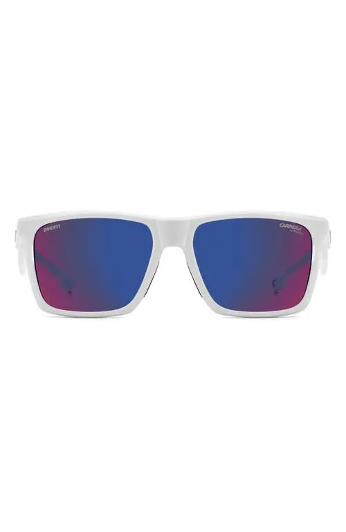 Carrera Eyewear Ducati Rectangular Sunglasses - White/blue Ml
