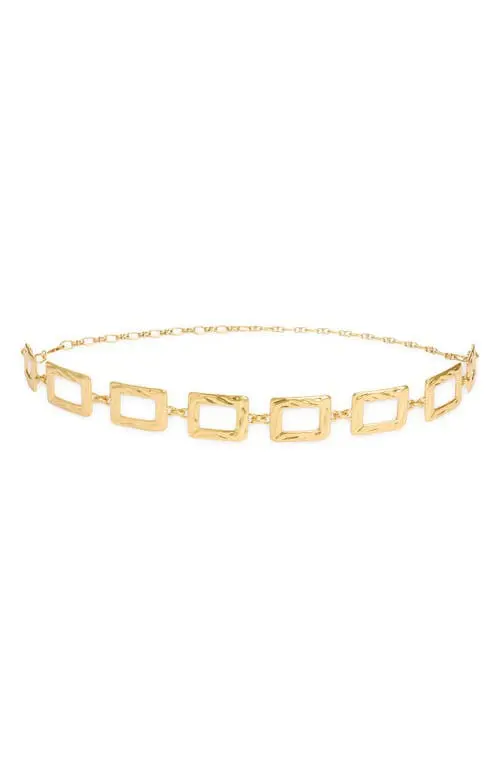Zimmermann Alight Square Chain Belt - Gold