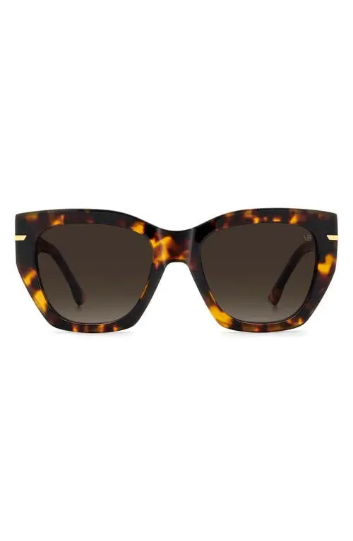 Victoria Beckham Rectangular Sunglasses - Havana/brown Sf