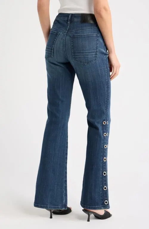 CITY BLUES Side Grommet Bootcut Jeans