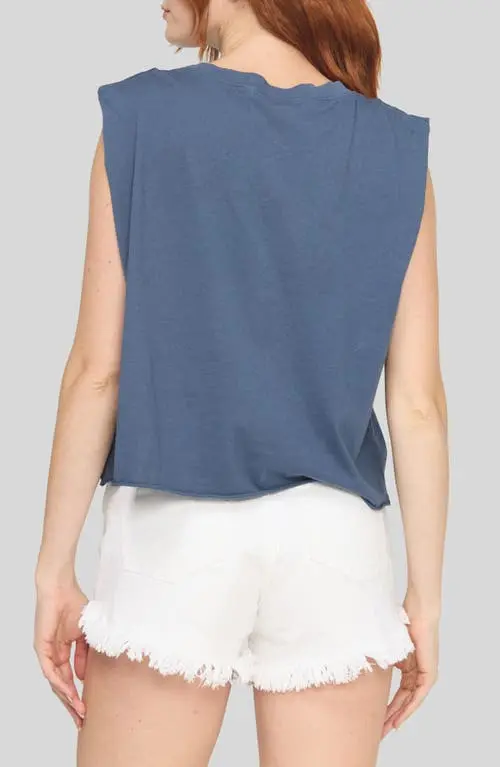 PROJECT SOCIAL T Belzo Muscle Tank - Deep Indigo
