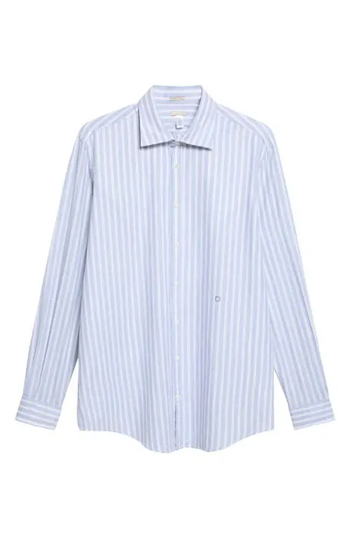 Massimo Alba Genova Stripe Cotton Button-up Shirt