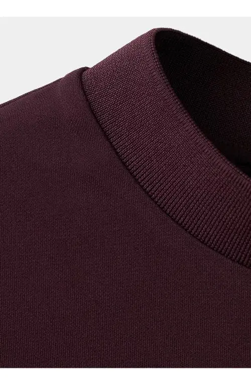 Mango Mock Neck Sleeveless Top