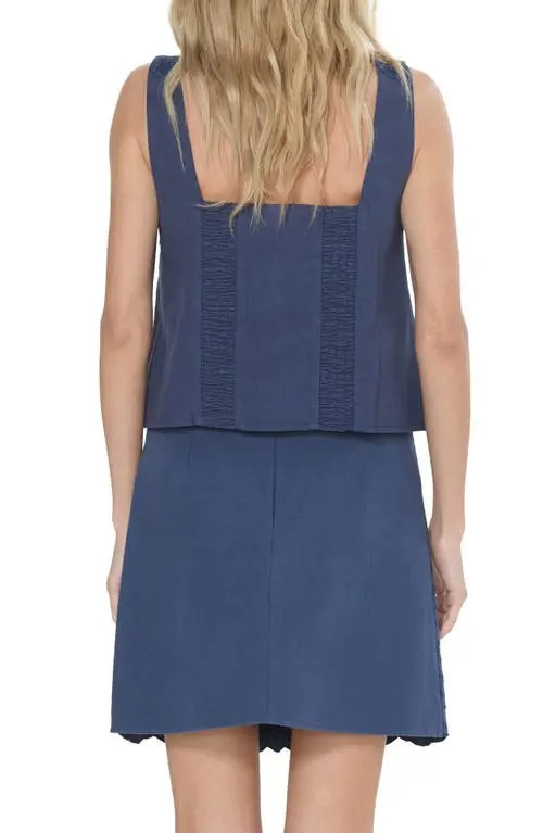 CIEBON Rhea Embroidered Cotton Tank