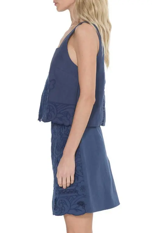 CIEBON Rhea Embroidered Cotton Tank