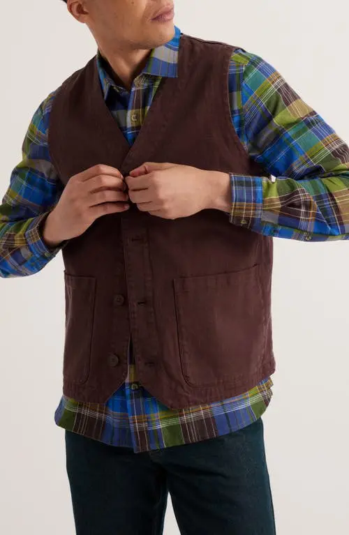 SEASALT CORNWALL Tollgate Linen & Organic Cotton Vest