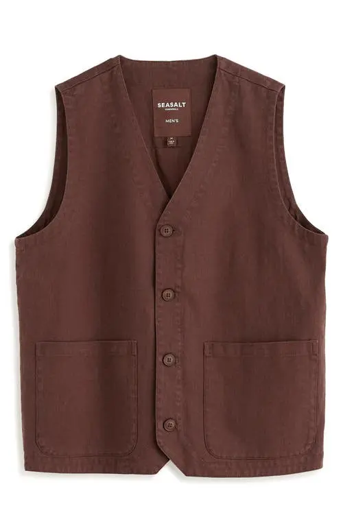 SEASALT CORNWALL Tollgate Linen & Organic Cotton Vest