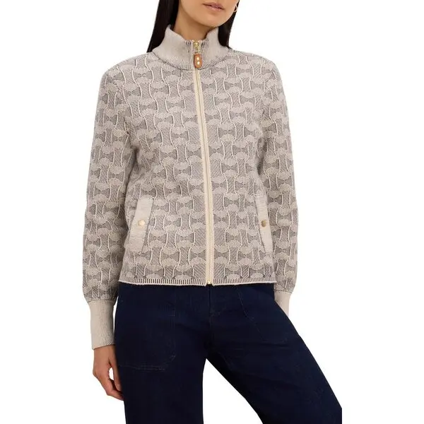 NIC+ZOE Dapper Swirl Knit Jacket