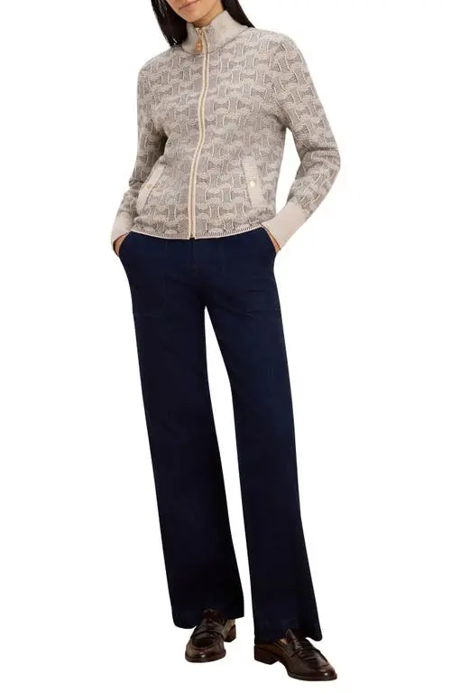 NIC+ZOE Dapper Swirl Knit Jacket