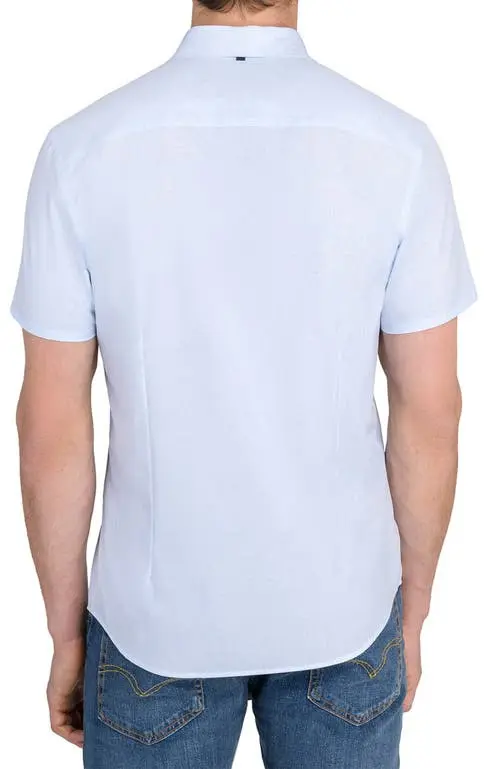 W.R.K Trim Fit Short Sleeve Performance Button-up Shirt