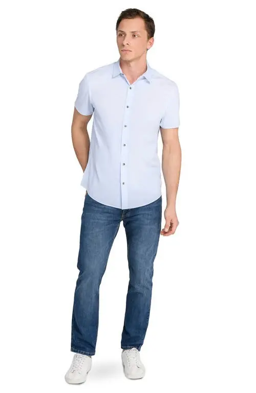 W.R.K Trim Fit Short Sleeve Performance Button-up Shirt