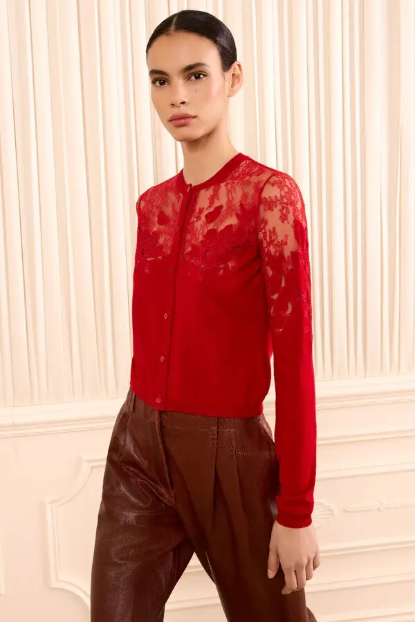 Ulla Johnson Talia Lace Cardigan