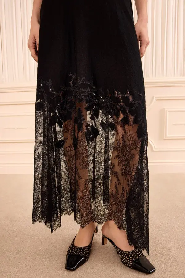 Ulla Johnson Josina Lace Midi Skirt