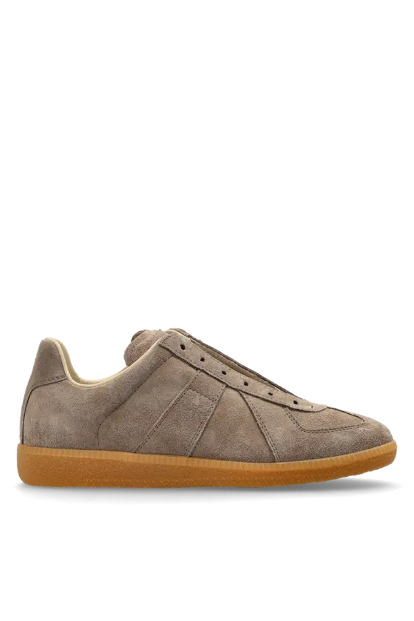 MAISON MARGIELA Suede Sports Shoes - Beige