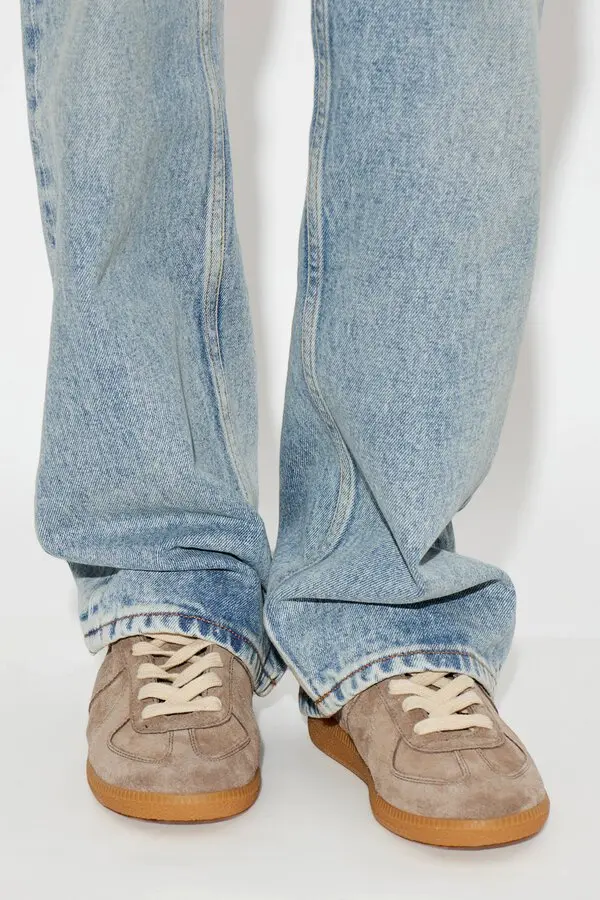 MAISON MARGIELA Suede Sports Shoes - Beige