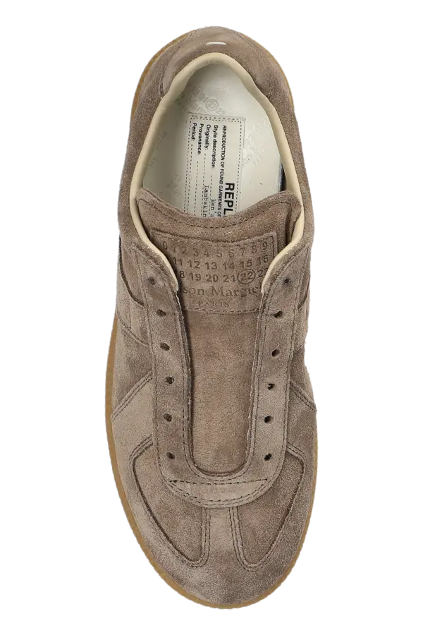 MAISON MARGIELA Suede Sports Shoes - Beige